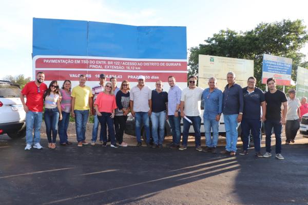 Ivana Bastos visita obras em Pindaí. - Alô Cidade